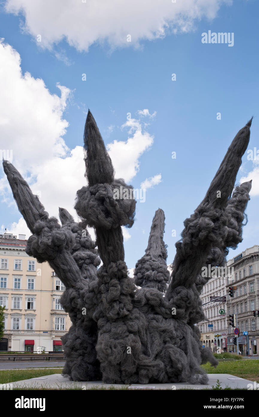 'Explosion' sculpture. Vienna, Austria Stock Photo - Alamy