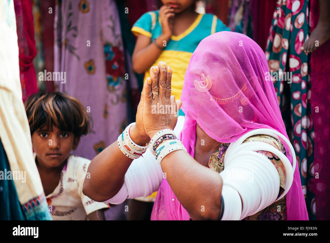 Sagar Devi thanks Alisha and the EFICOR team for coming to her house ...