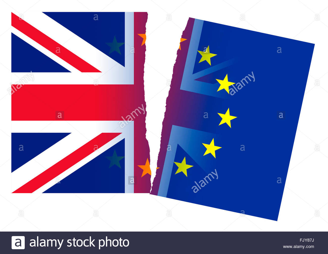 Brexit Flags Stock Photos & Brexit Flags Stock Images - Alamy