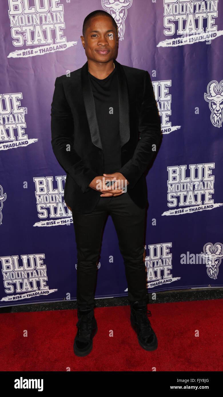 Los Angeles premier of 'Blue Mountain State: The Rise of Thadland' at ...