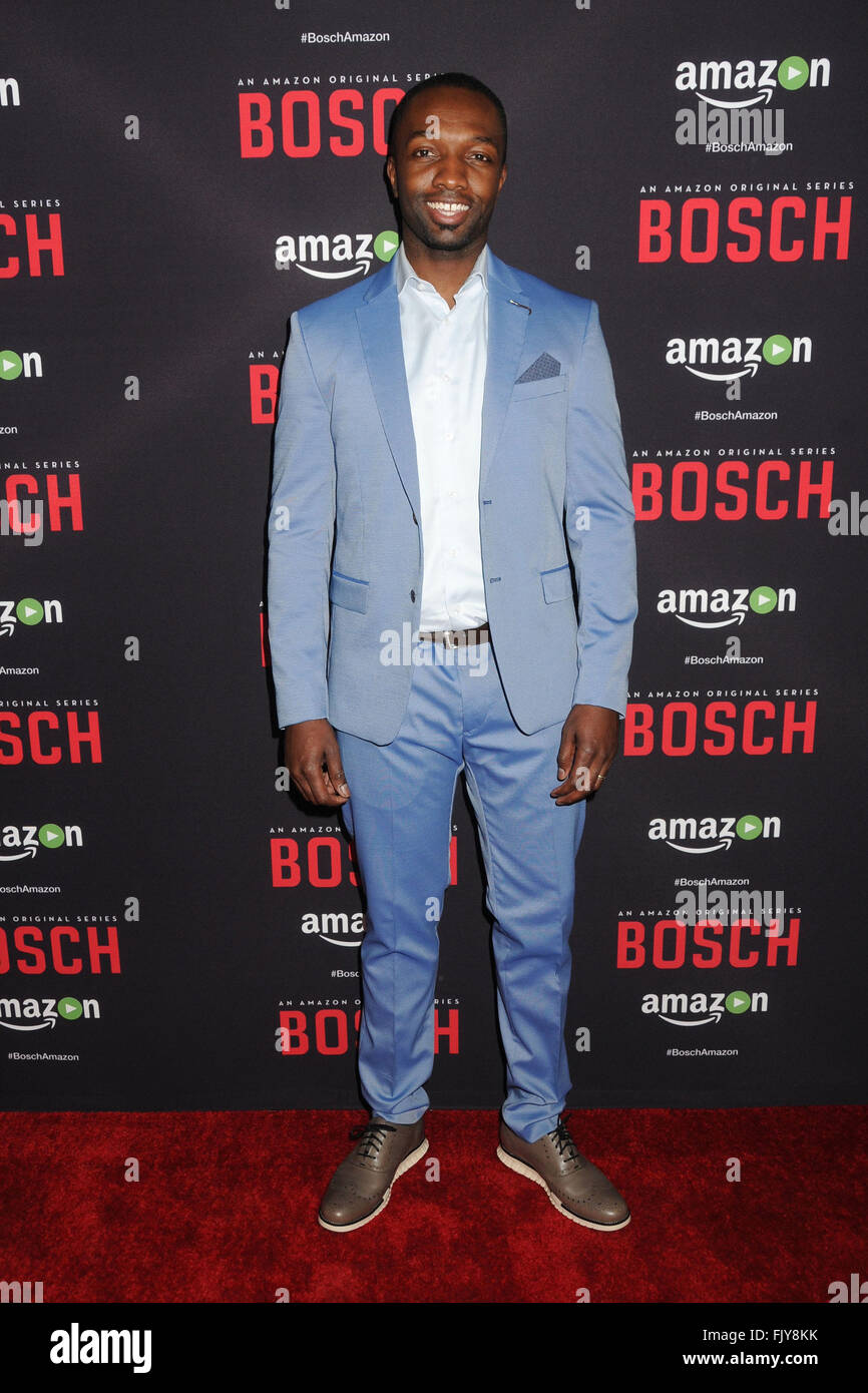 West Hollywood, CA, USA. 3rd Mar, 2016. Jamie Hector. Amazon Original ...