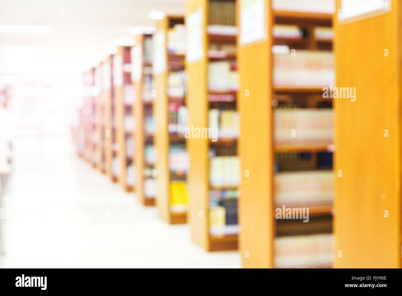 blur image of the library Stock Photo - Alamy