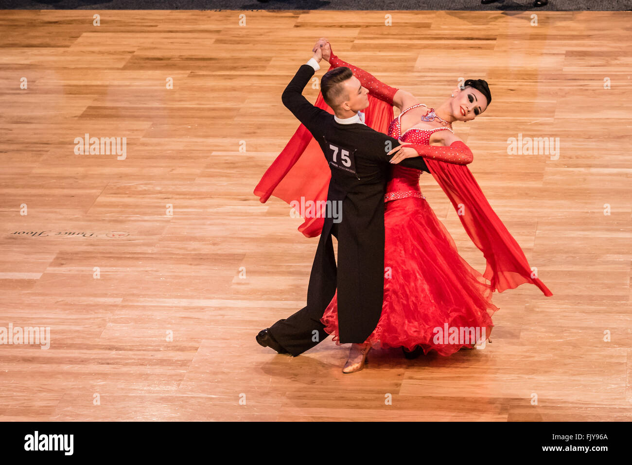 dancers dancing standard dance like slow waltz or tango Stock Photo - Alamy