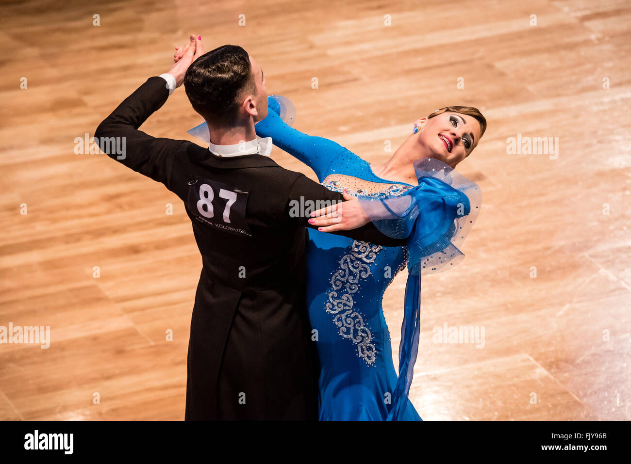 dancers dancing standard dance like slow waltz or tango Stock Photo - Alamy