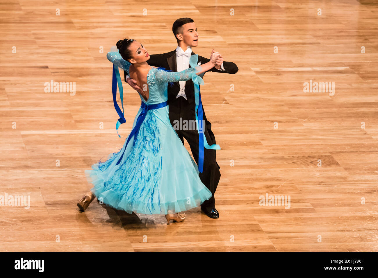 dancers dancing standard dance like slow waltz or tango Stock Photo - Alamy