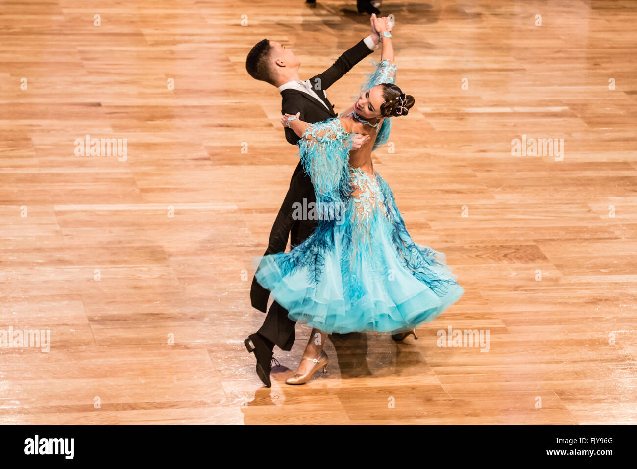 dancers dancing standard dance like slow waltz or tango Stock Photo - Alamy