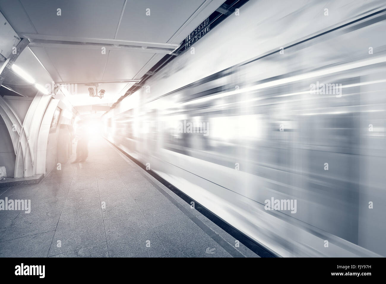 Commuter train abstract hi-res stock photography and images - Alamy