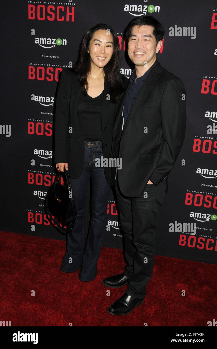 West Hollywood, CA, USA. 3rd Mar, 2016. Dori Chang, Albert Cheng ...