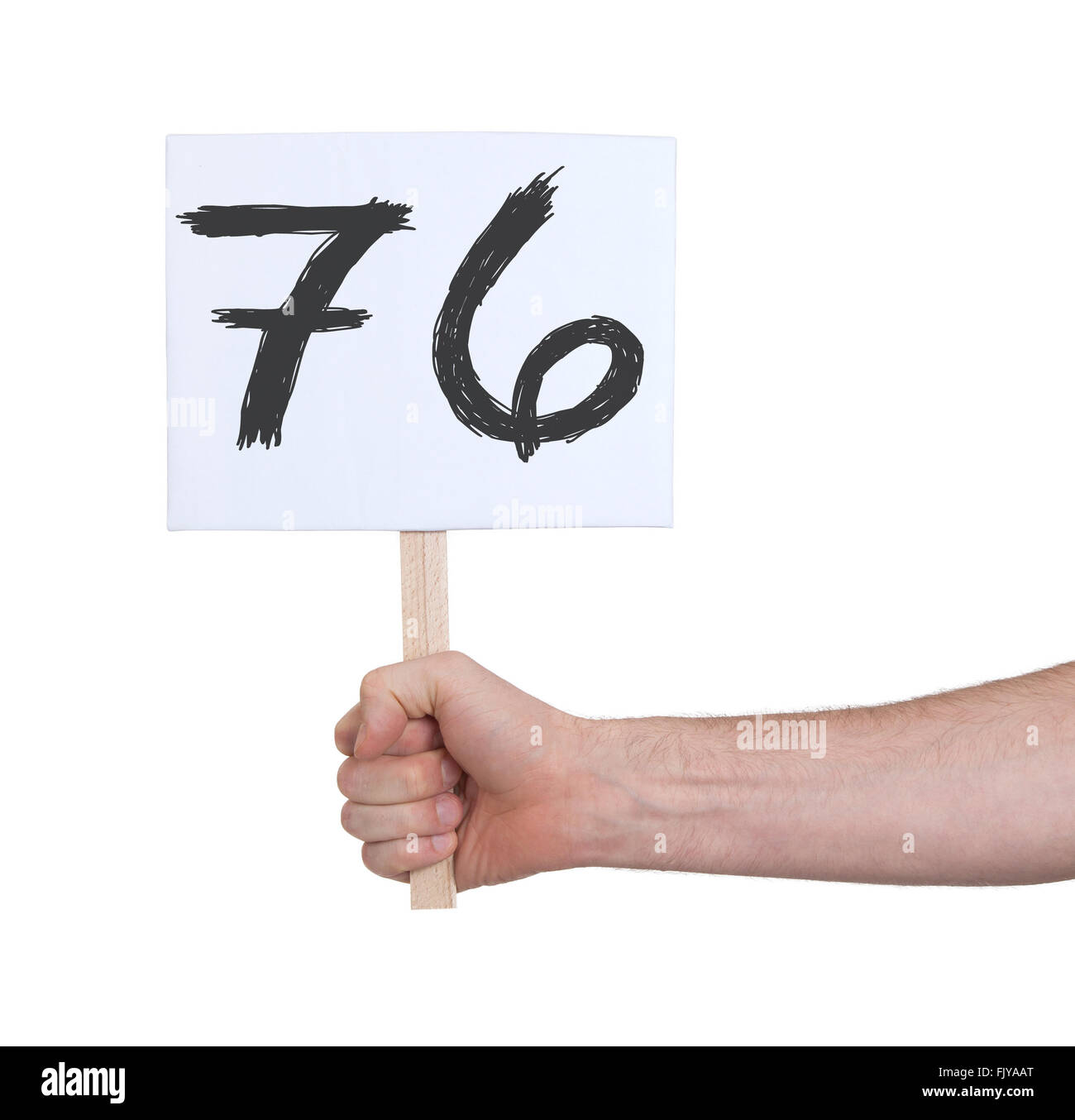 Number 76 Cut Out Stock Images & Pictures - Alamy