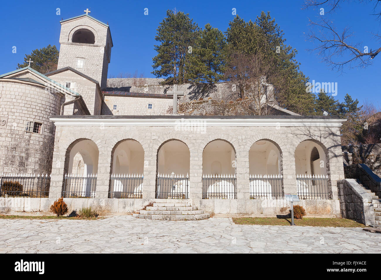 Cetinje Monastery in Montenegro. Founded in 1484 by Ivan Crnojevic ...