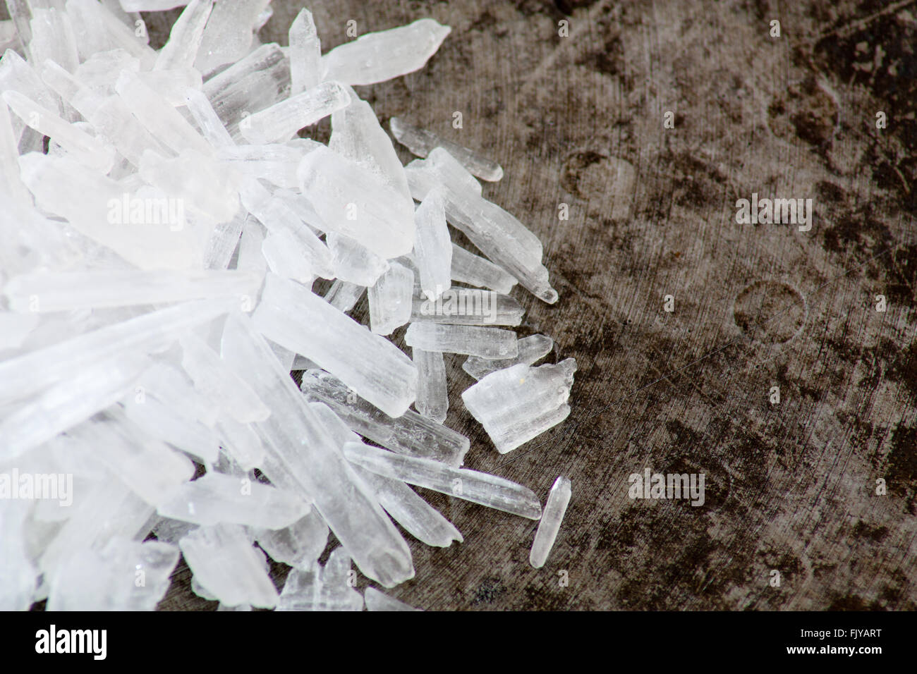 Methamphetamine also known as crystal meth Stock Photo - Alamy