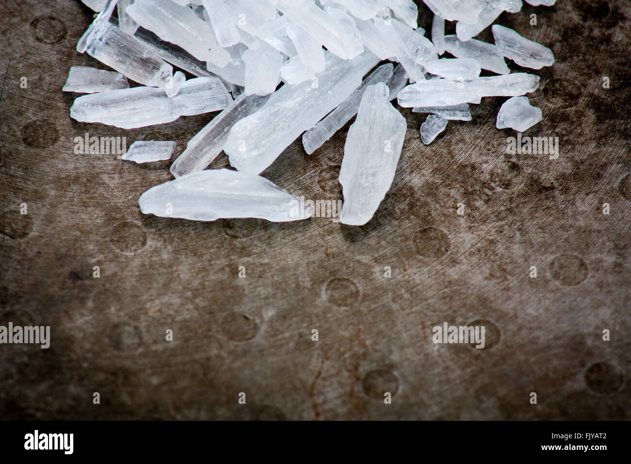 Methamphetamine also known as crystal meth Stock Photo - Alamy