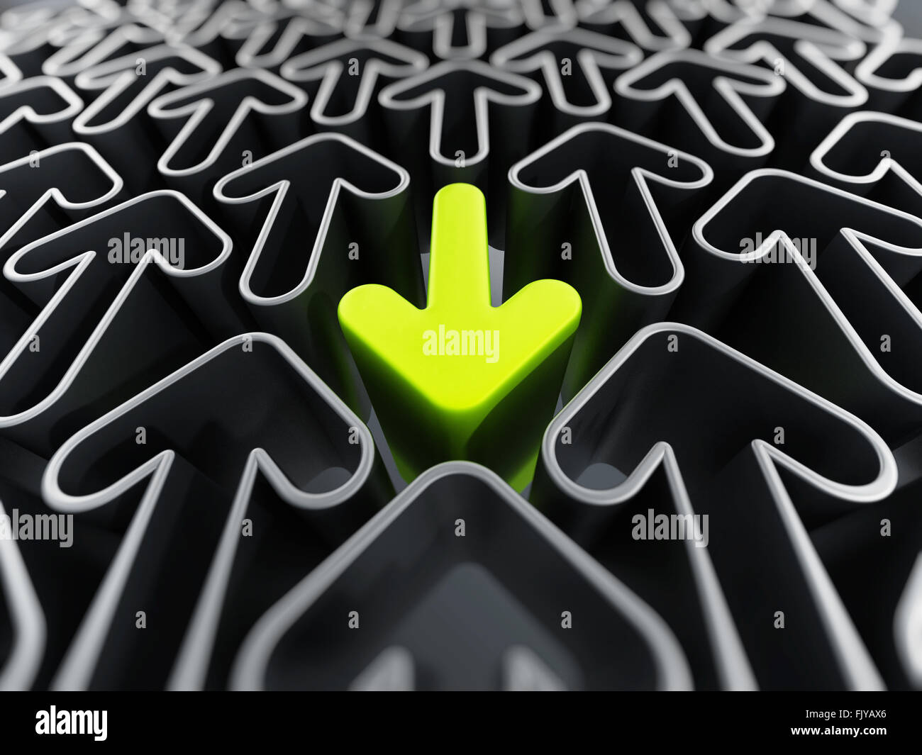 Direction arrow arrows hi-res stock photography and images - Alamy