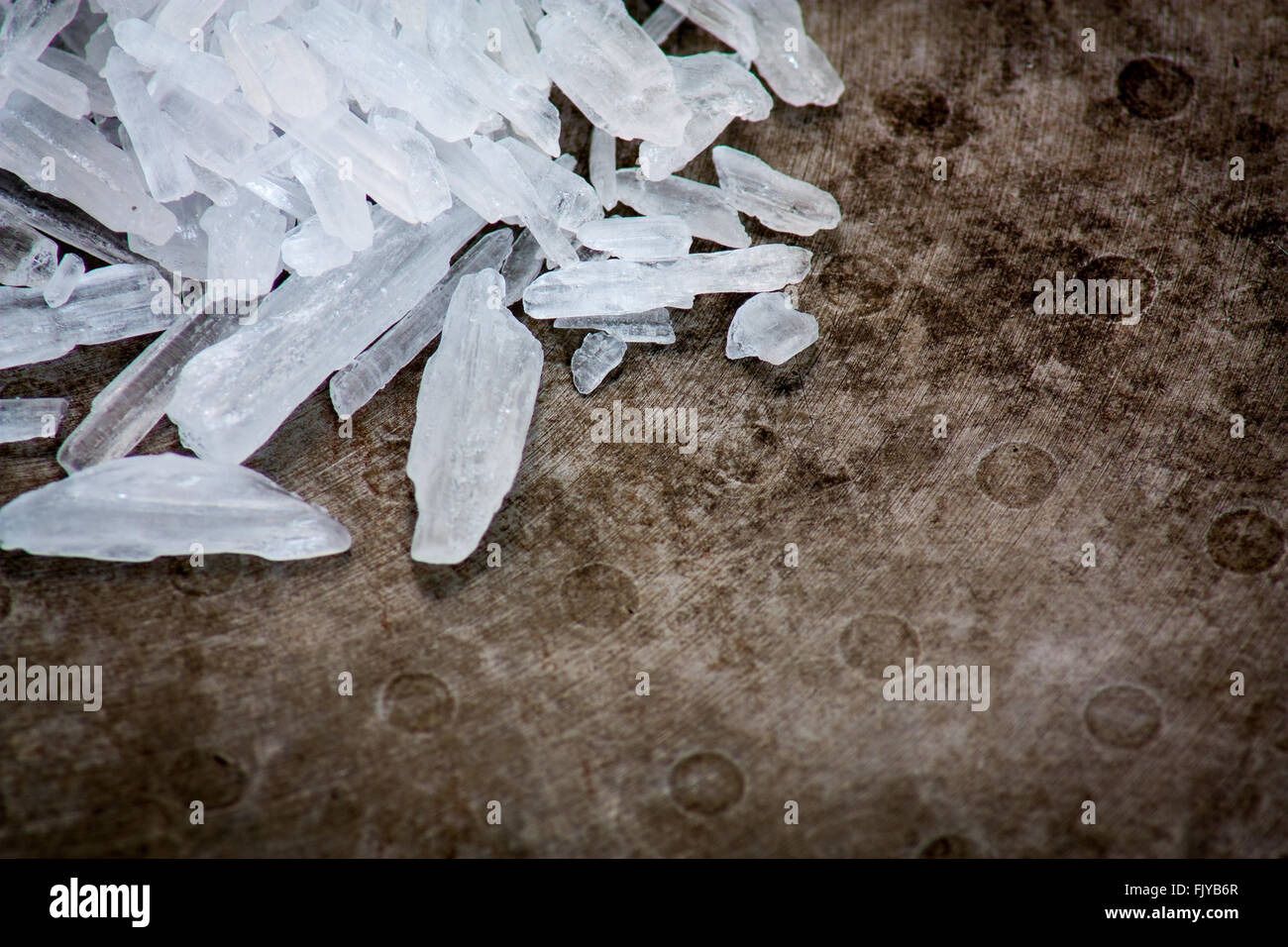 Methamphetamine also known as crystal meth Stock Photo - Alamy