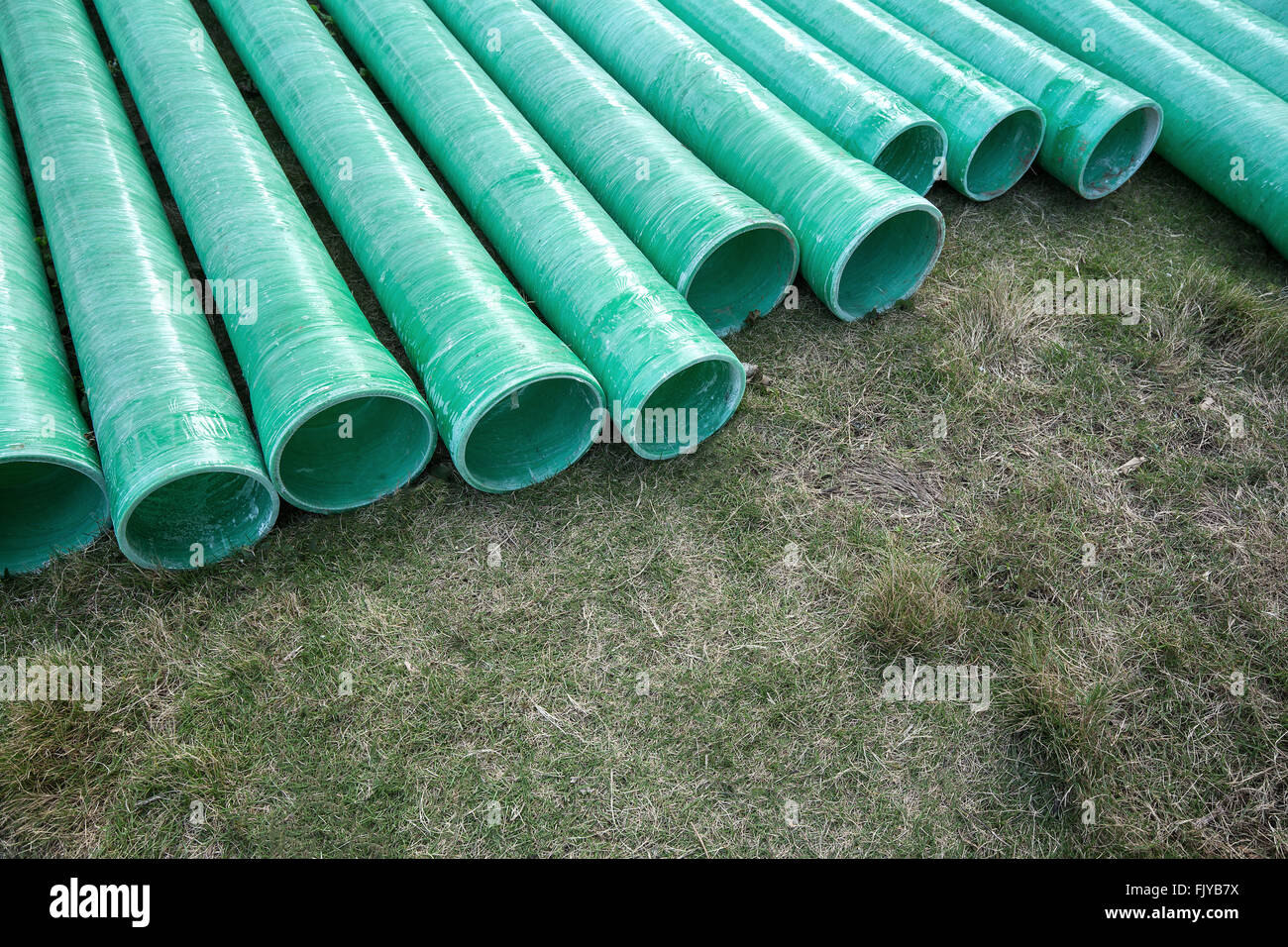 Industrial plastic pipe Stock Photo - Alamy