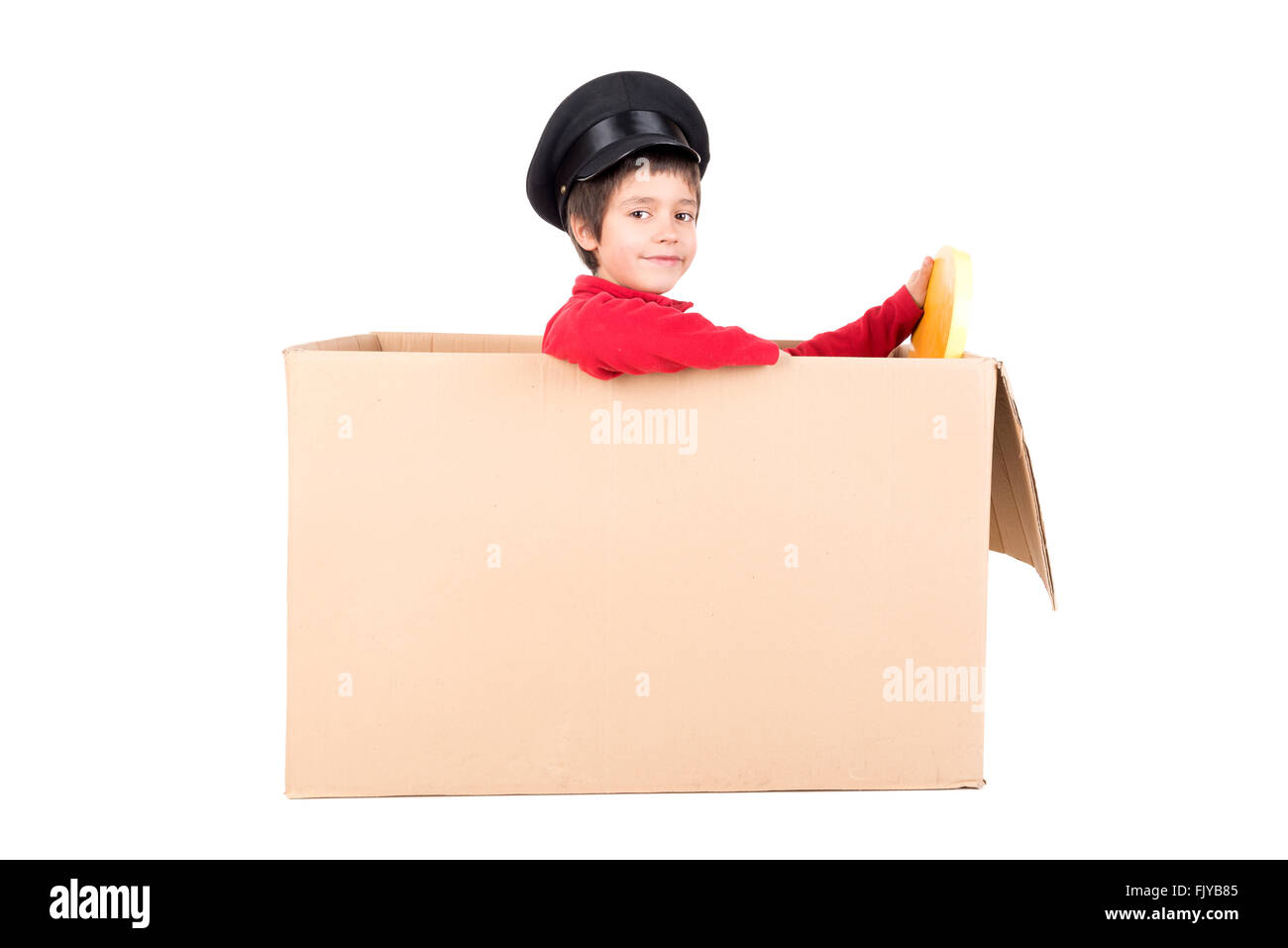 Cardboard box car hi-res stock photography and images - Alamy
