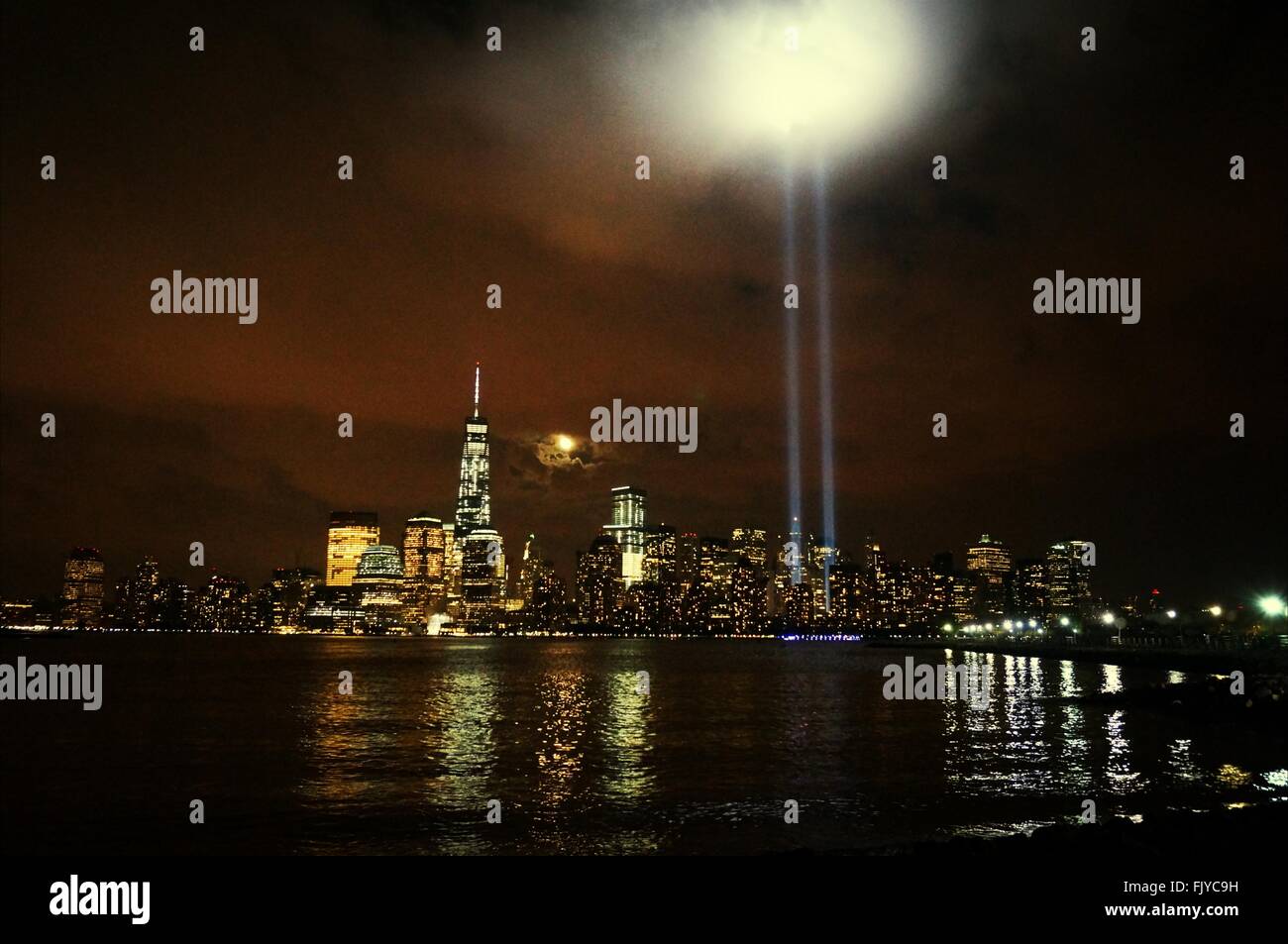 Skyline At Night Stock Photo - Alamy
