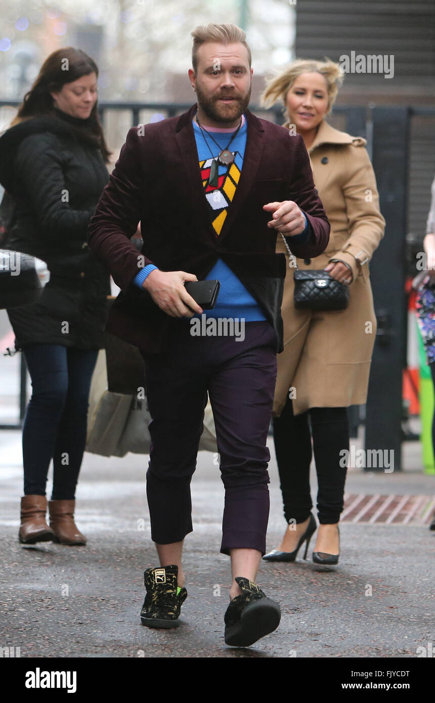 Daniel Bedingfield and Heidi Range outside ITV Studios Featuring: Heidi ...