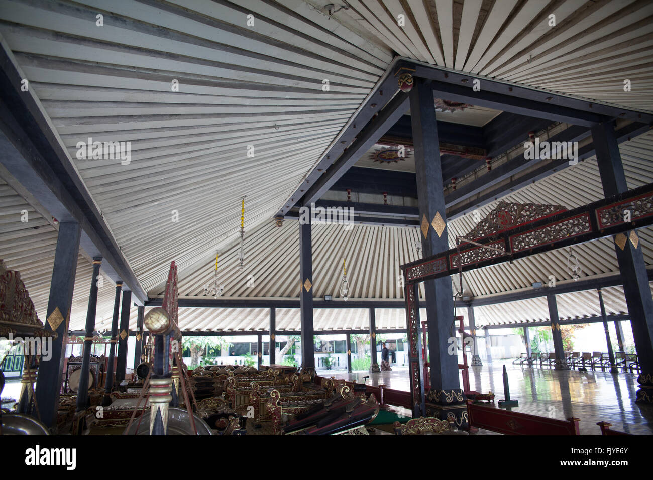 Interiors Of A Temple Stock Photo - Alamy