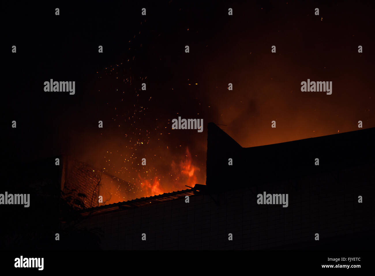 Flame burning emergencies and disasters smoke destruction damaged hi ...