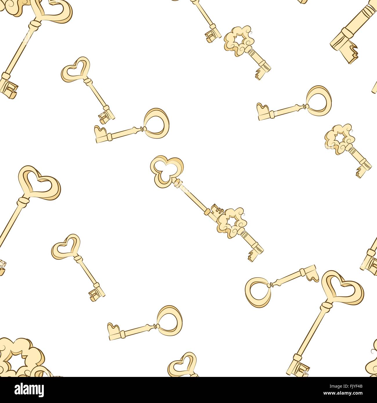 Seamless keys pattern Stock Vector Image & Art - Alamy