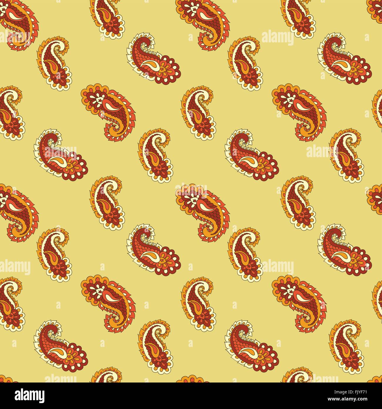 Seamless paisley pattern Stock Vector Image & Art - Alamy