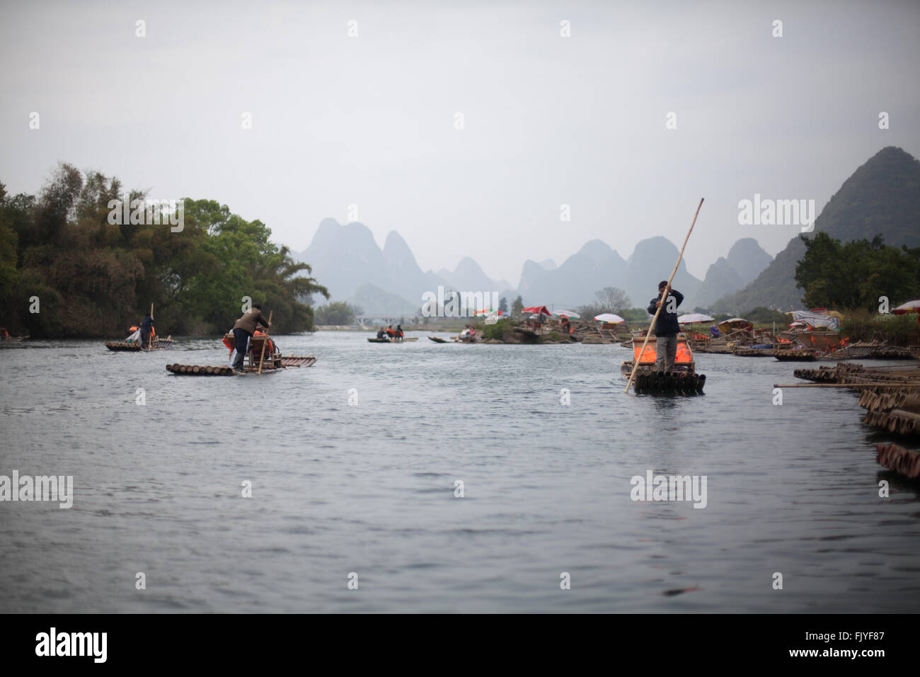 Wooden rafts hi-res stock photography and images - Alamy