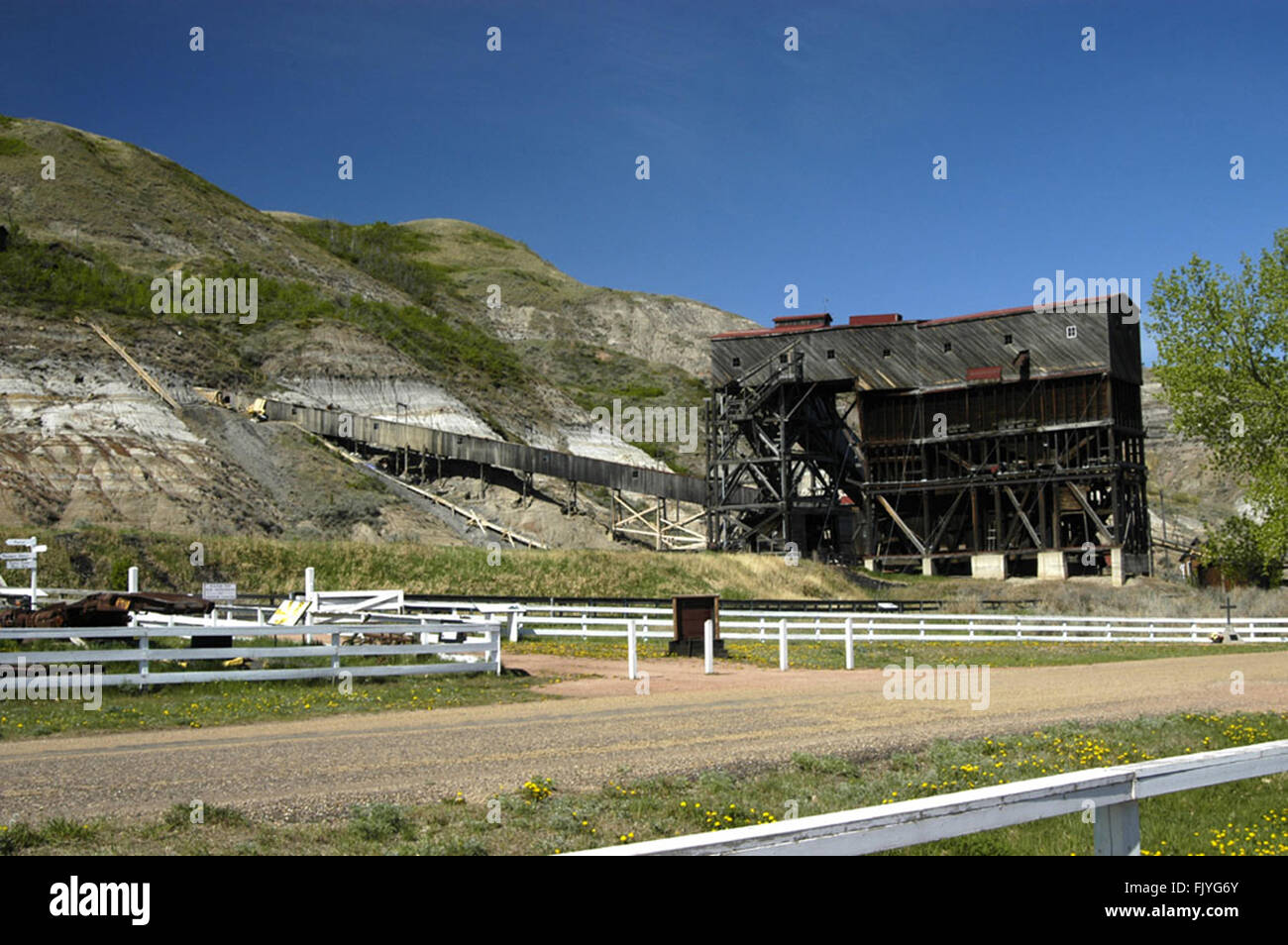 Old Coal mine, Alberta, Canada Stock Photo - Alamy
