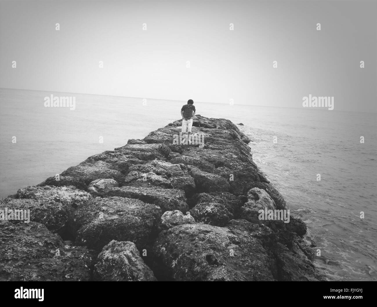 One man only walking hi-res stock photography and images - Alamy