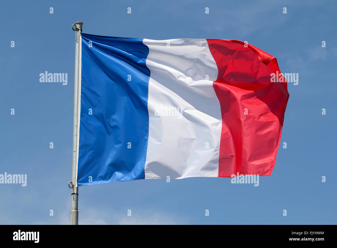 France red flag hi-res stock photography and images - Alamy