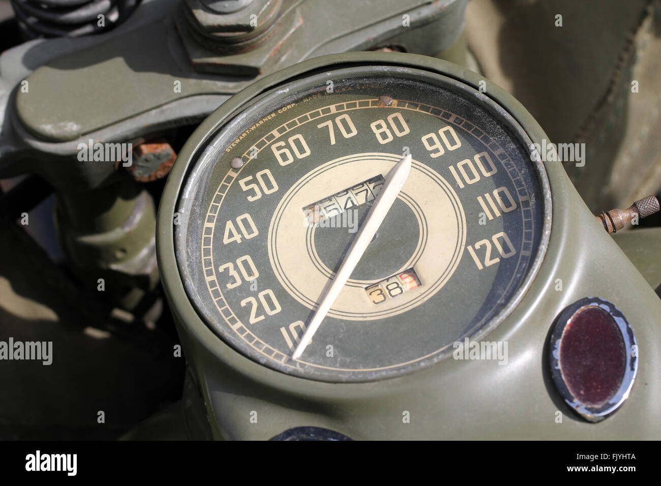 Vintage army motorcycle hi-res stock photography and images - Alamy