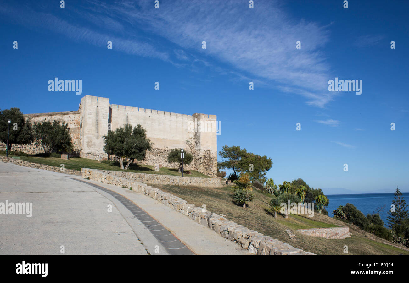 Sohail Castle, Fuengirola, Malaga Province, Andalusia, Spain Stock ...