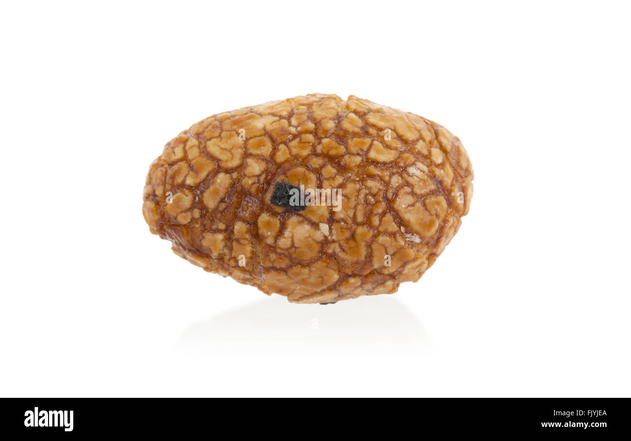 Single Japanese sweet bean (nut) with colored sugar coat Stock Photo ...
