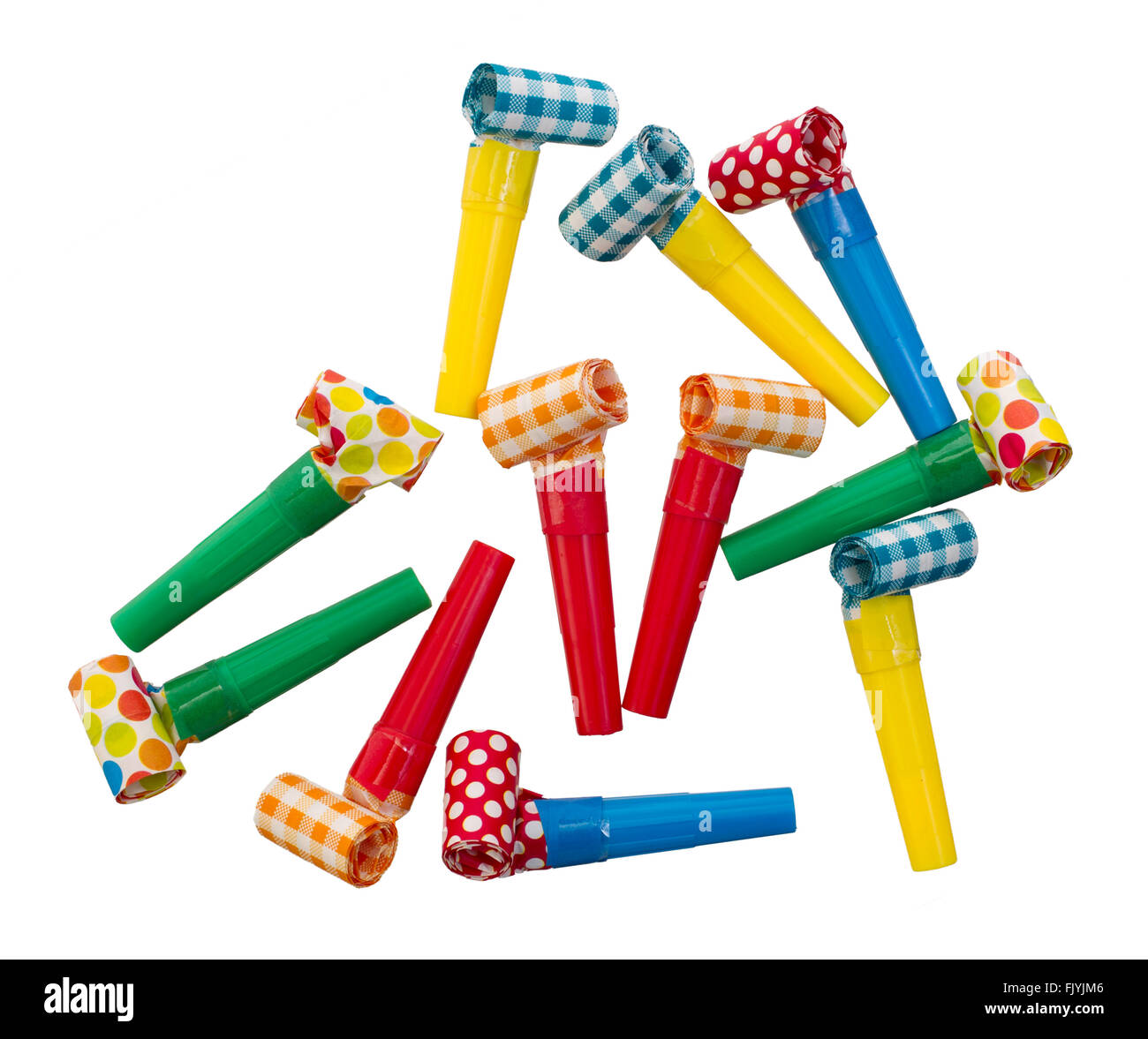 Air whistles isolated on a white background Stock Photo - Alamy