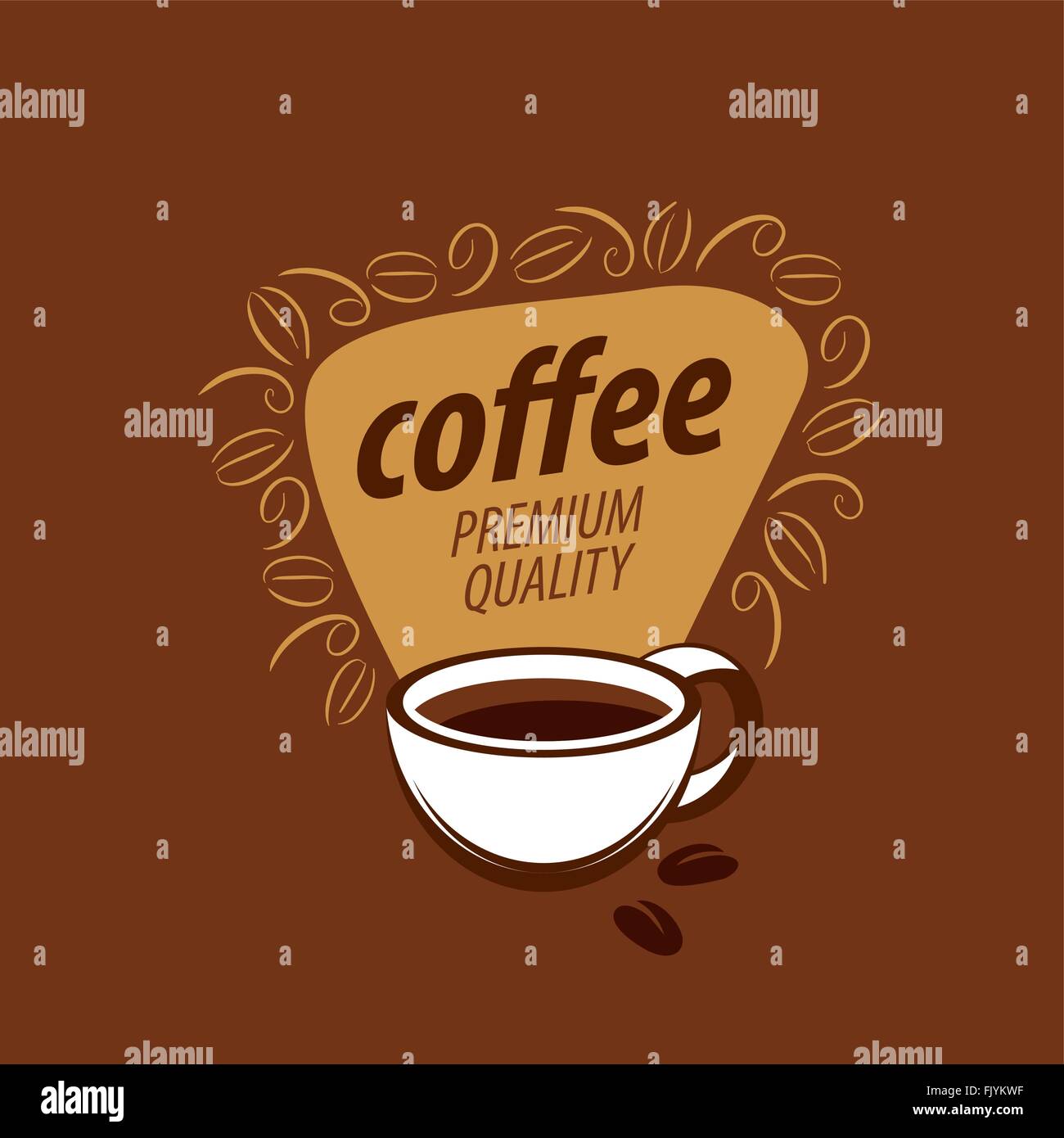 vector logo for coffee Stock Vector Image & Art - Alamy