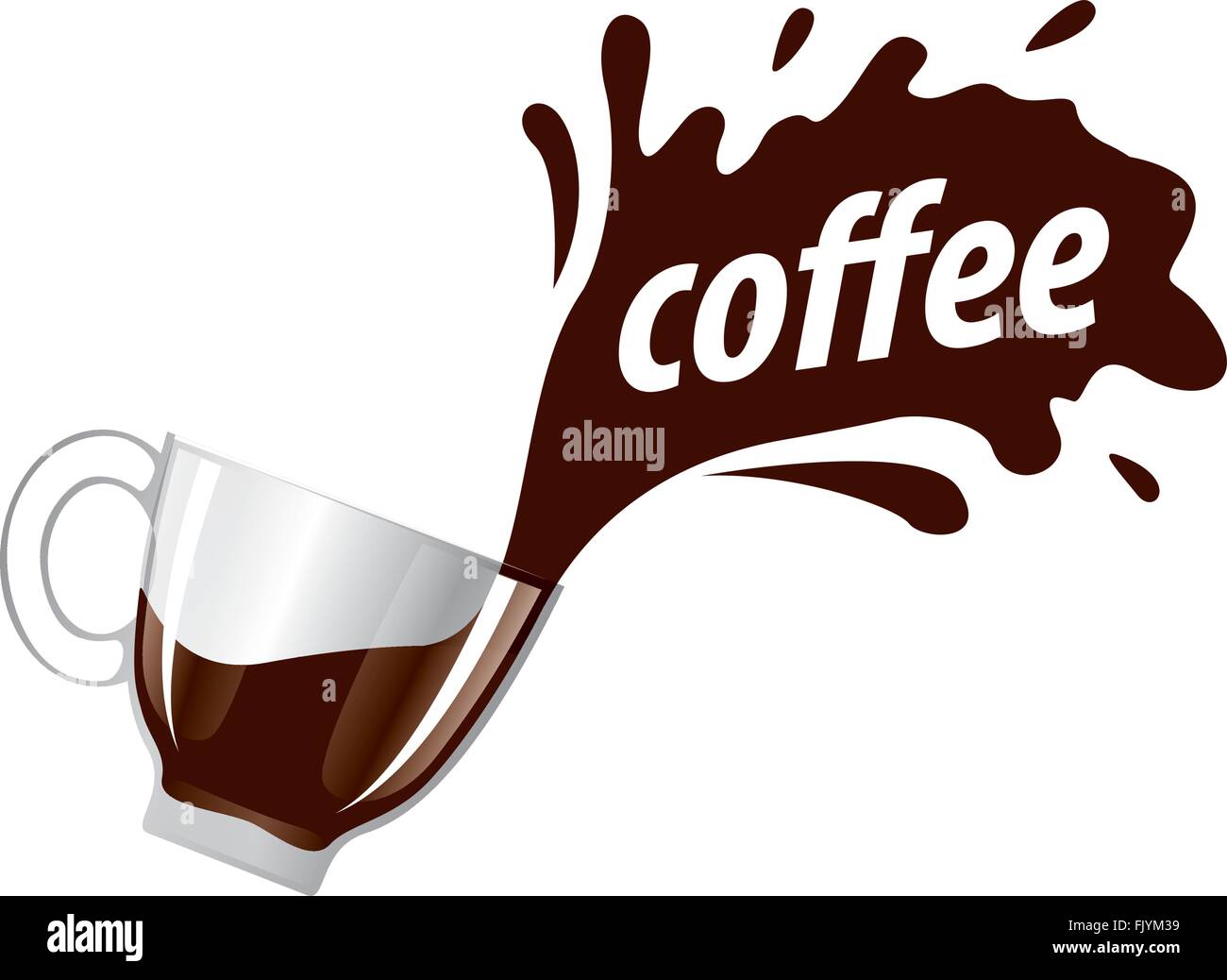 vector logo for coffee Stock Vector Image & Art - Alamy