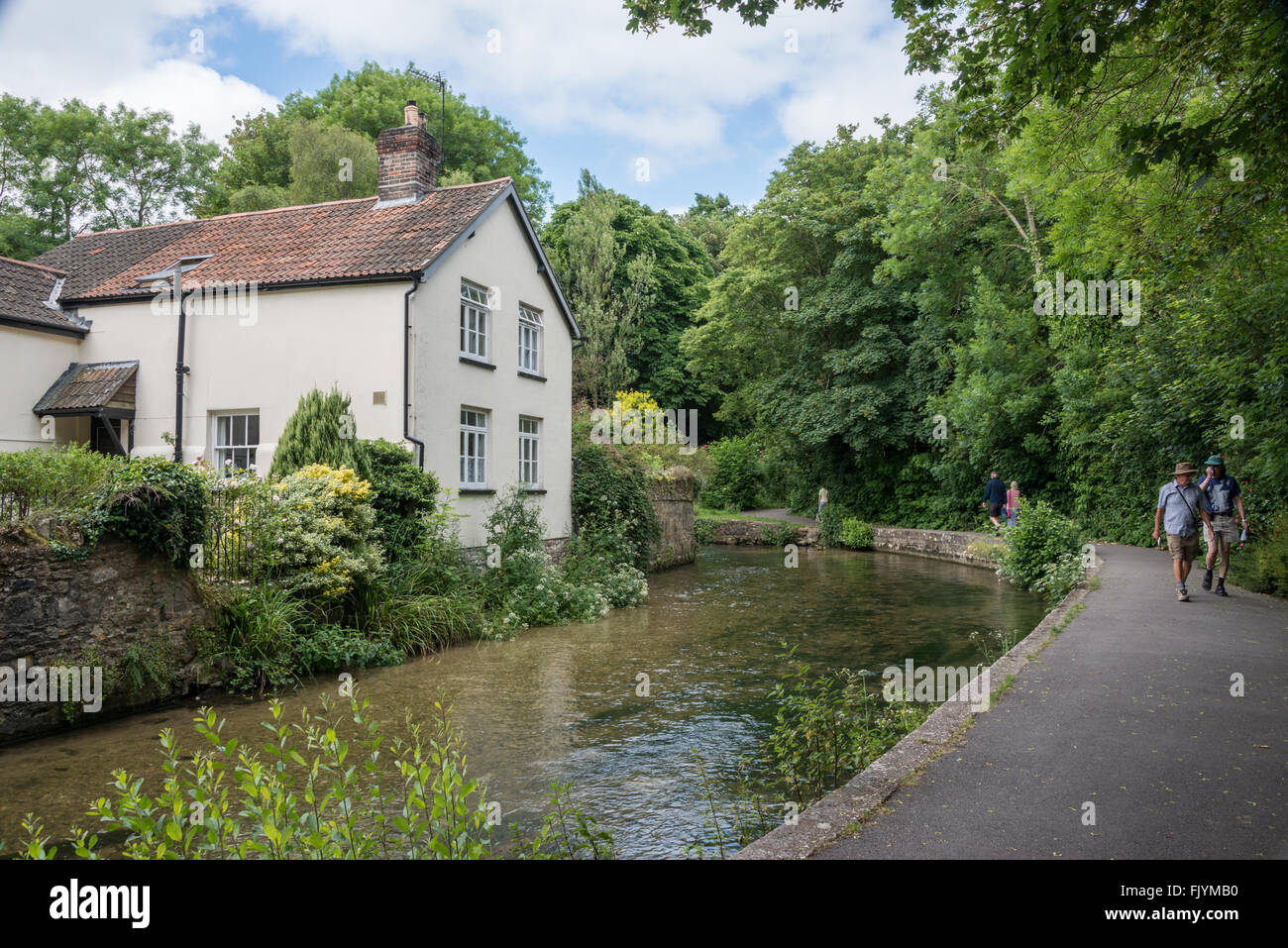 The River Frome in Dorchester Stock Photo - Alamy
