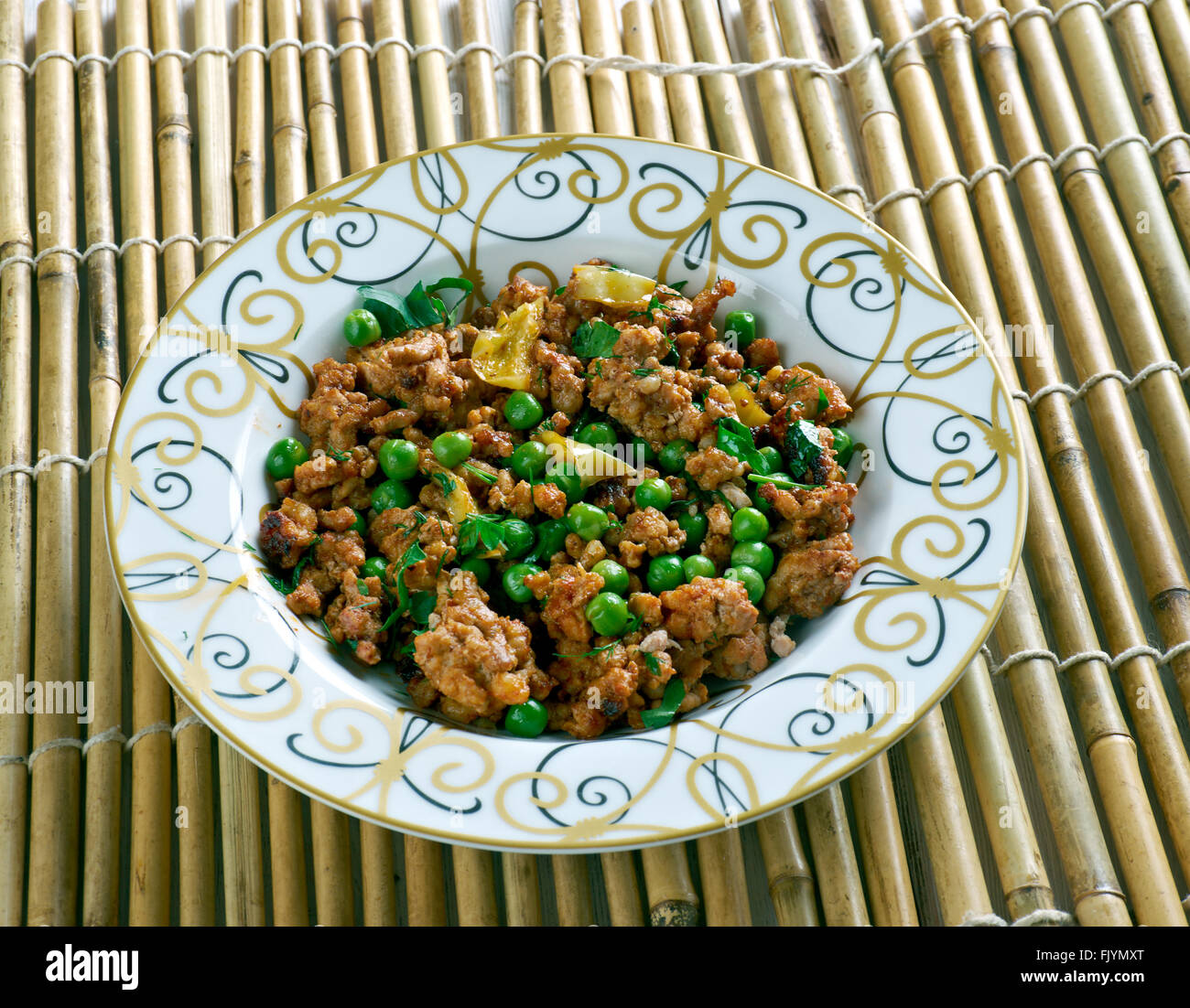 Stir fried goat meat hi-res stock photography and images - Alamy
