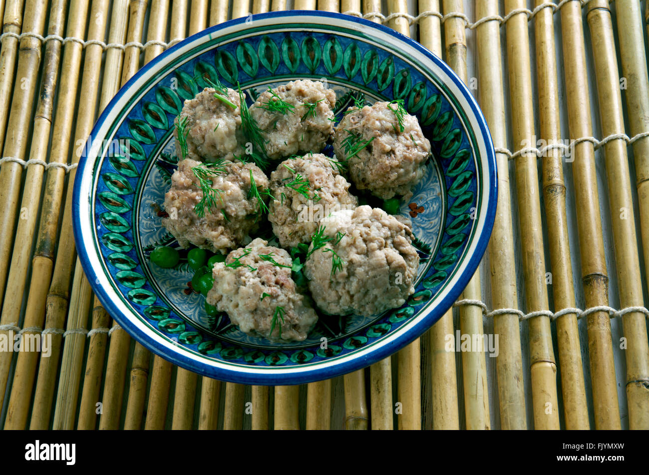 Indonesian and Timorese Meatballs - Chicken Bakso Stock Photo - Alamy