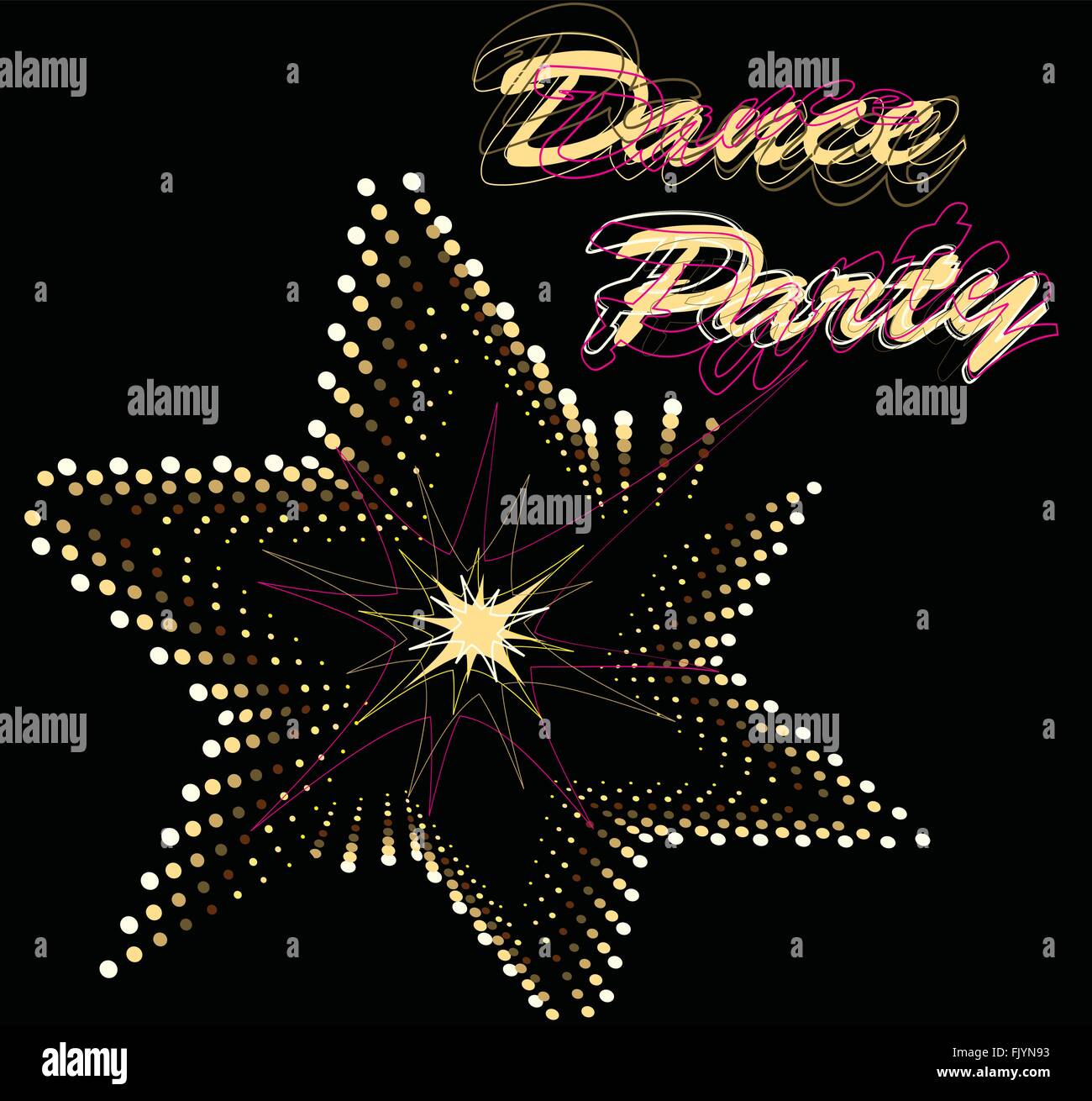 Dj night club party Stock Vector Images - Alamy