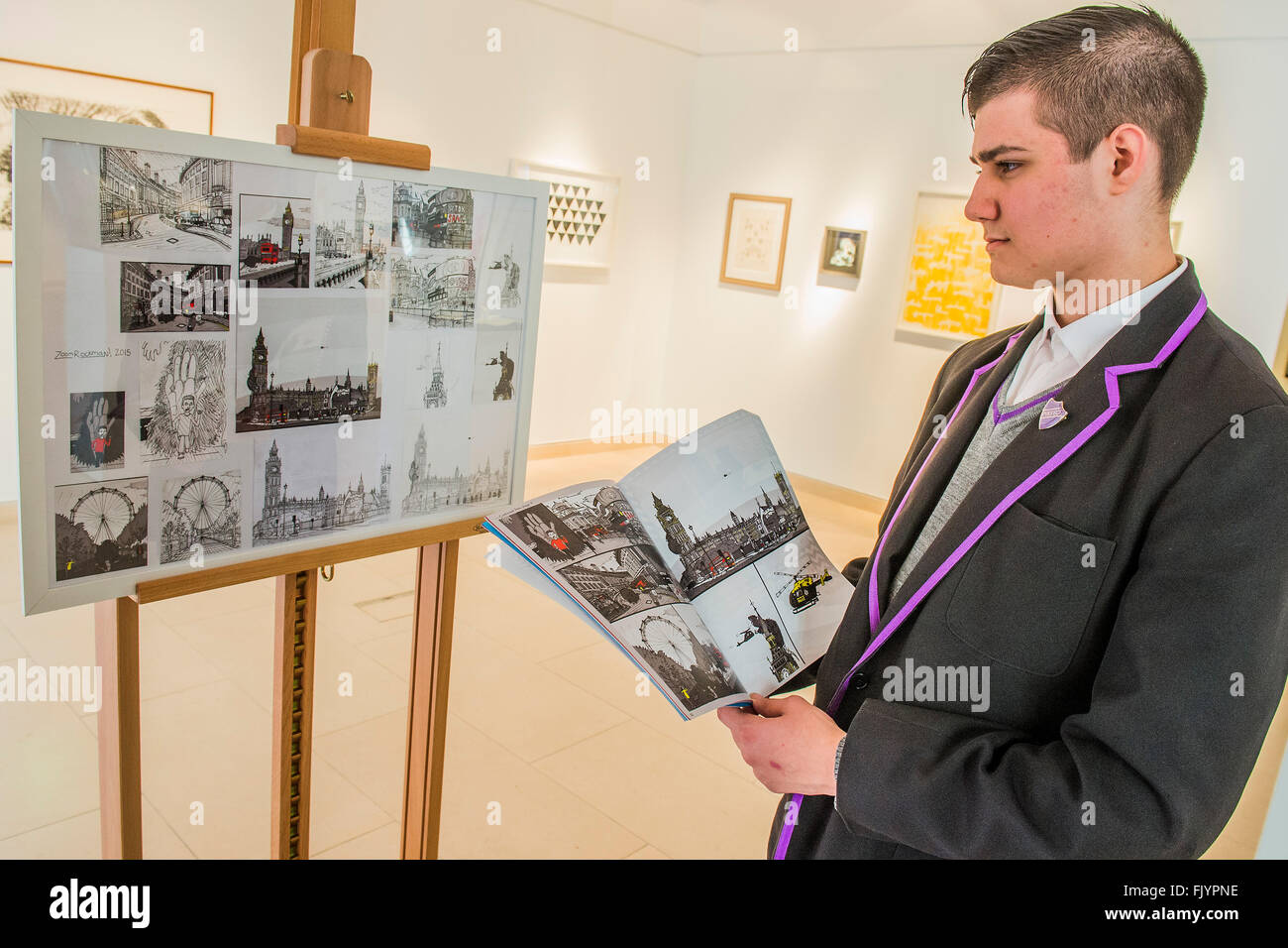 London, UK. 4th March, 2016. Zoom Rockman, 15, an ambassador for the ...