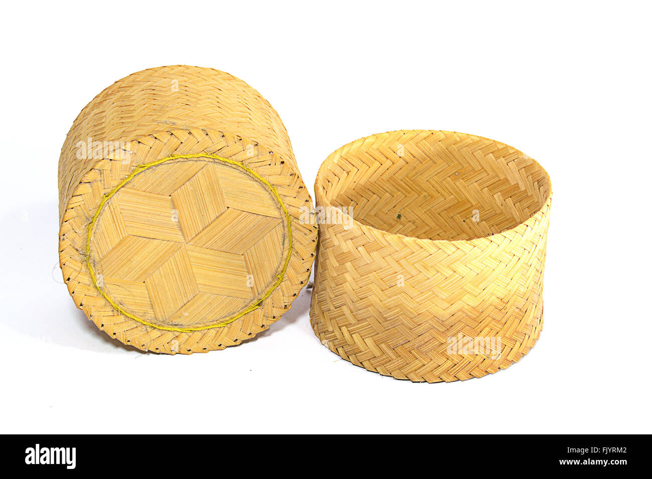 KRATIB Wooden sticky rice box Thai style Stock Photo - Alamy