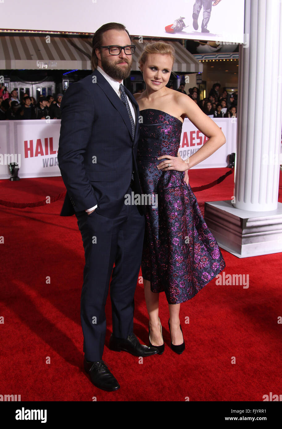 World premiere of Universal Pictures' 'Hail, Caesar!' held at the ...