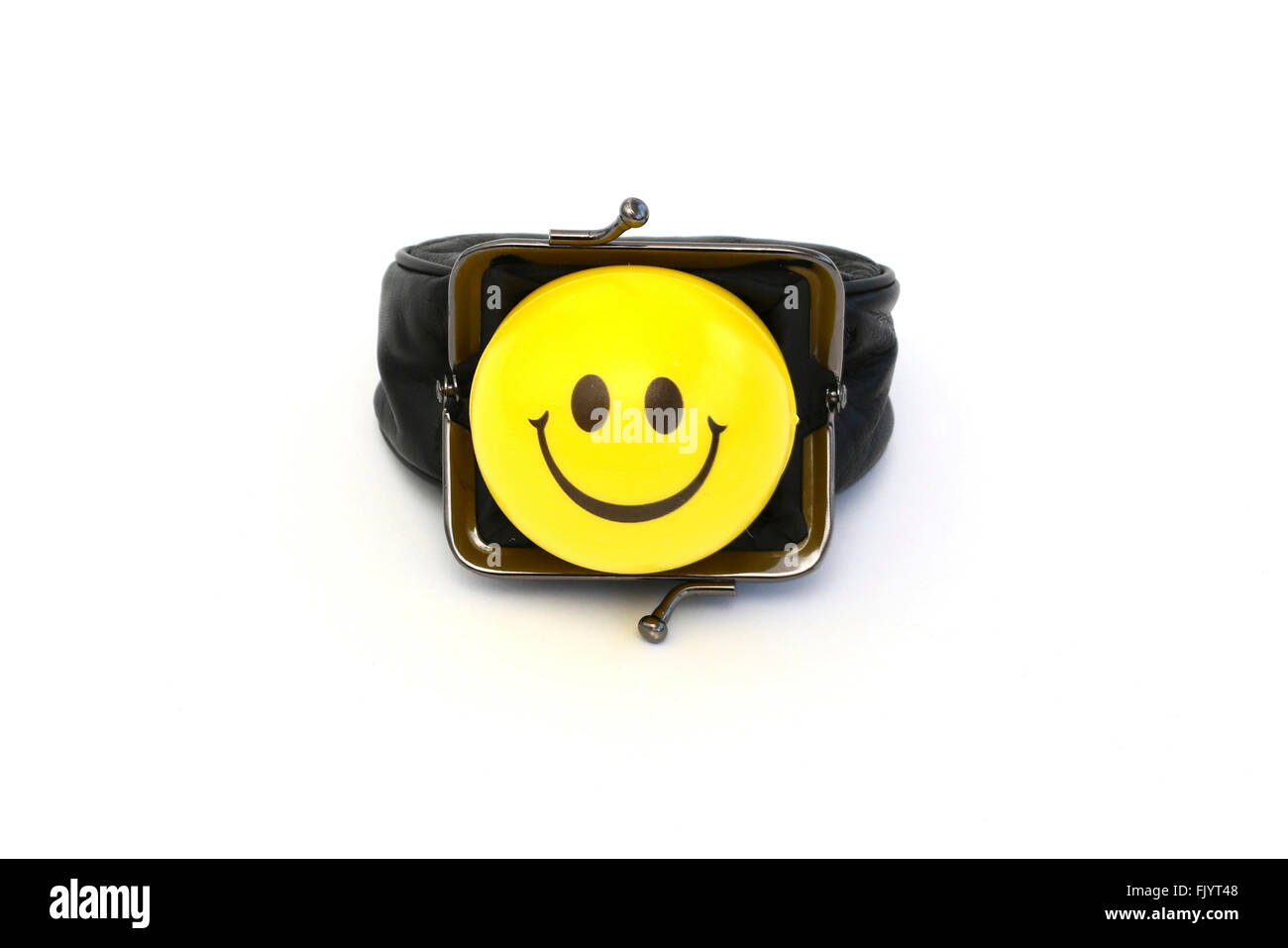 A smiley in a wallet Stock Photo - Alamy
