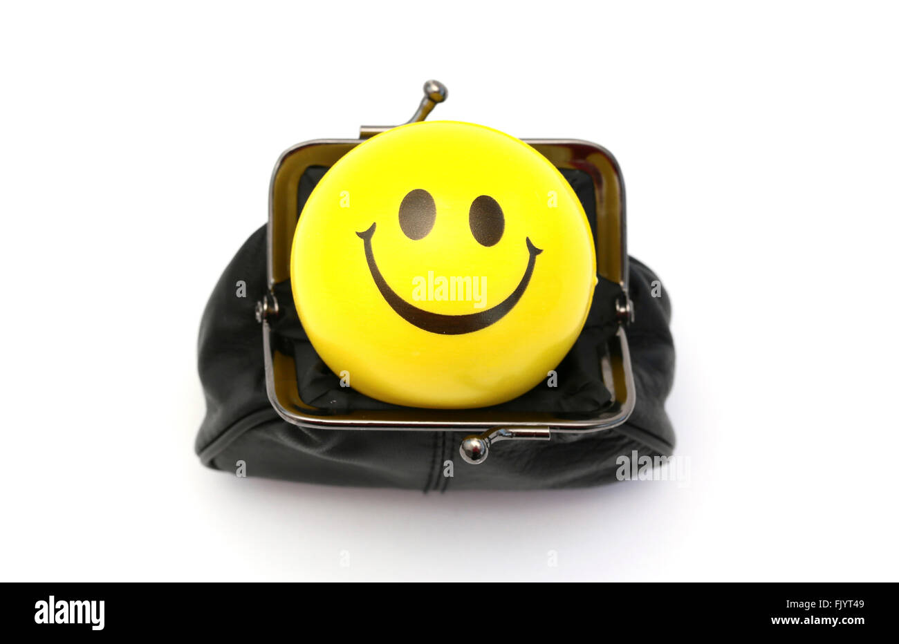 A smiley in a wallet Stock Photo - Alamy