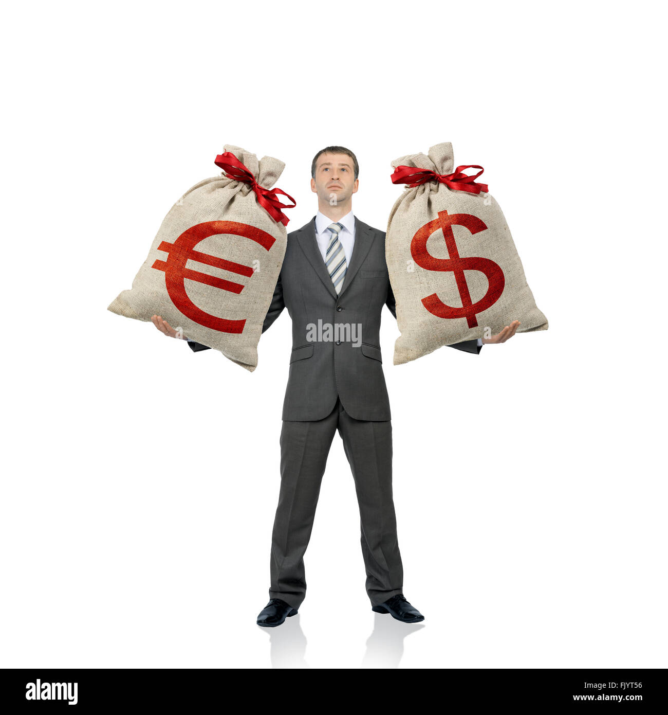Two money bags hi-res stock photography and images - Alamy