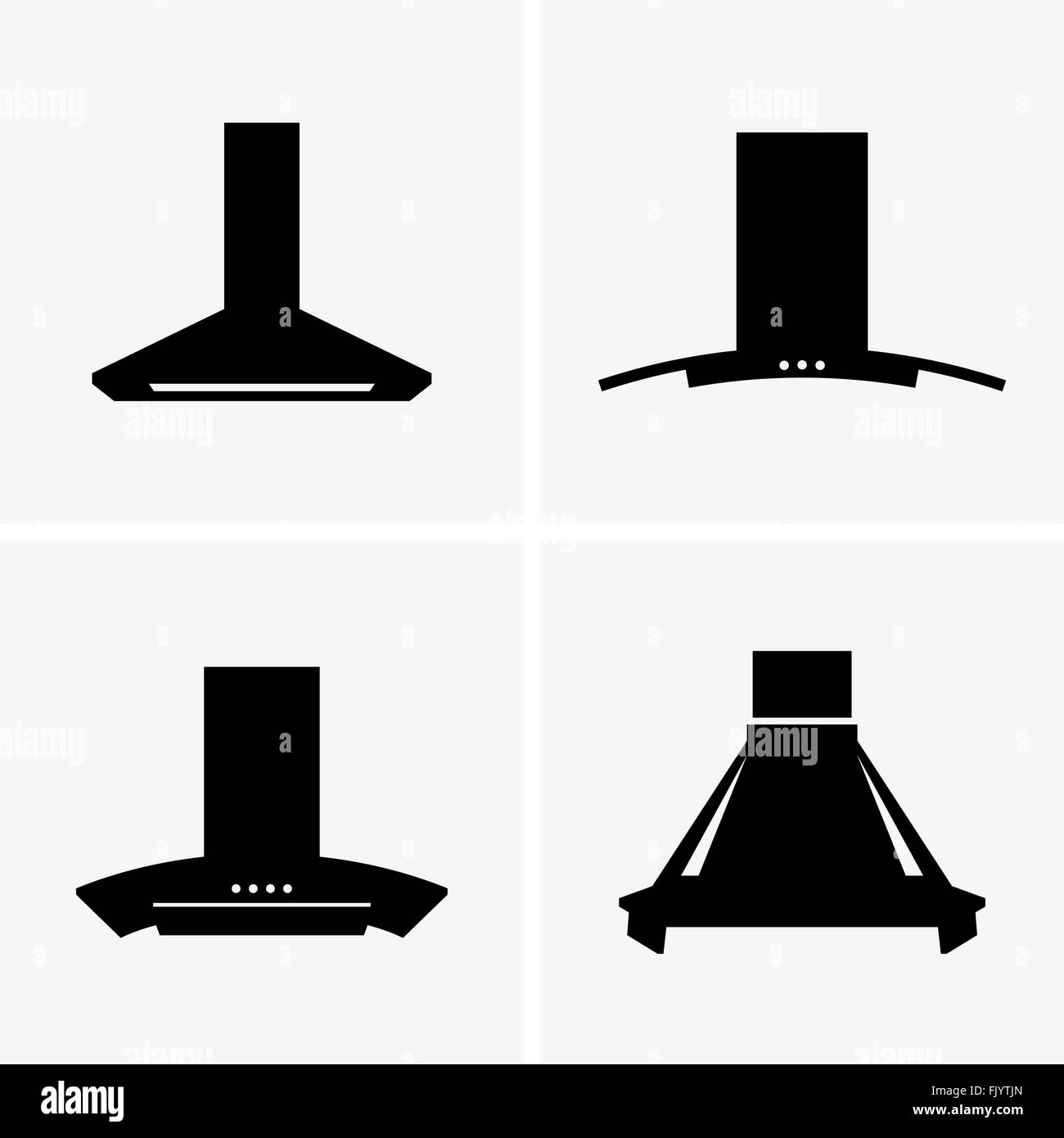 Extractor hoods Cut Out Stock Images & Pictures - Alamy