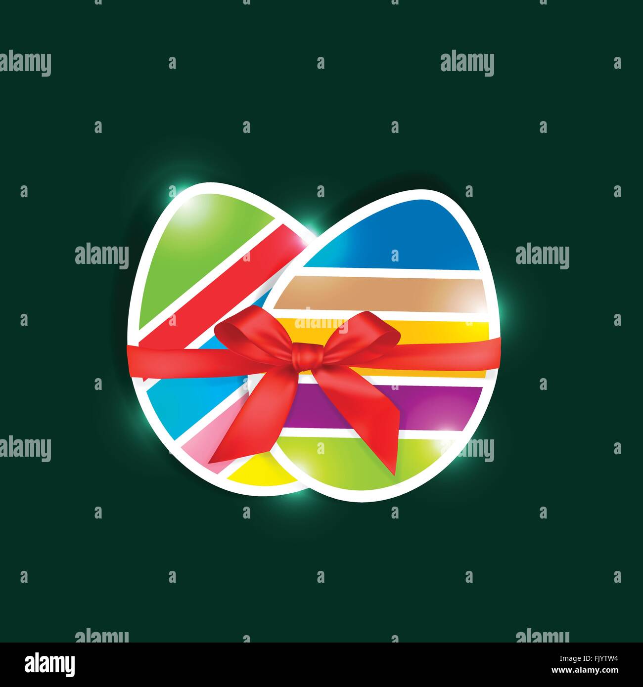 Colored egg vector vectors hi-res stock photography and images - Alamy