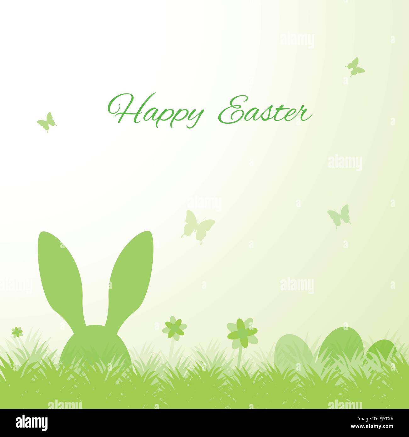 Happy easter cute greeting Stock Vector Images - Alamy
