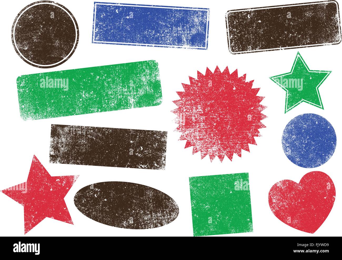 Stamp shapes hi-res stock photography and images - Alamy